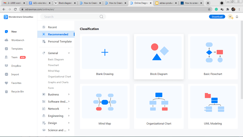 How To Create A Block Diagram In Visio EdrawMax Online